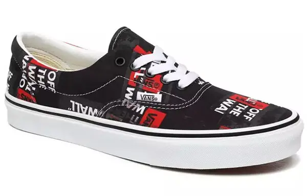 VANS Era 'packing Tape' Low Top Sneakers - Black/red