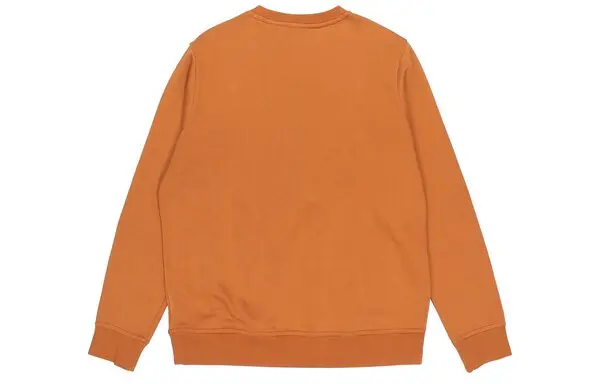 Nike Fleece Lined Embroidered Small Logo Classic Sports Crewneck - Brown