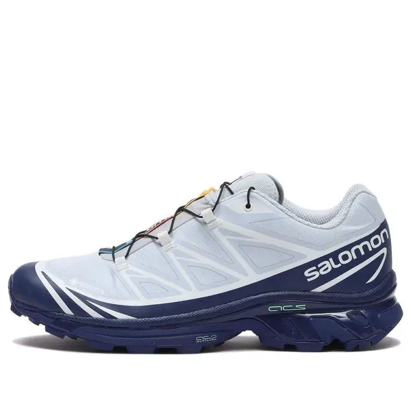 SALOMON Xt-6 Gtx Athletic Sneakers - Blue Print/heather/white