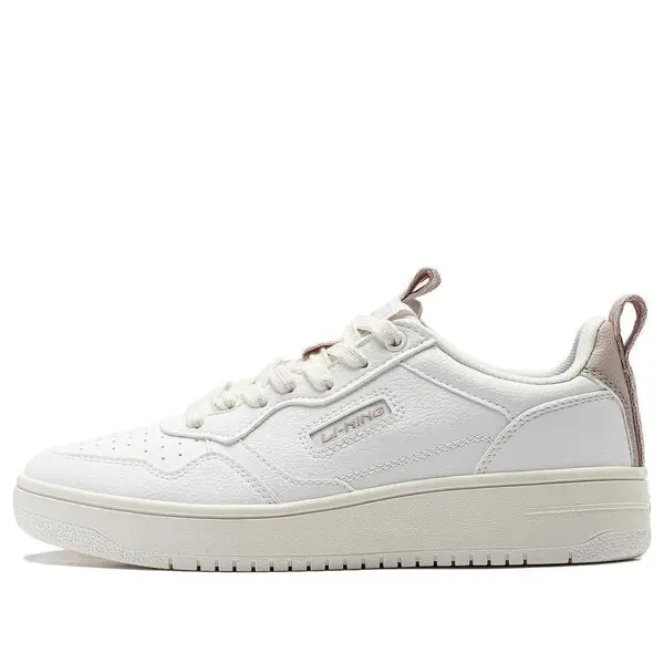LI-NING Star Candy "smoke White" Sneakers - White/brown