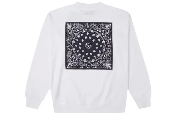 CONVERSE Cashew Logo Knit Pullover - White