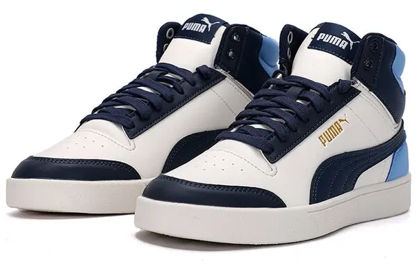 PUMA Shuffle Mid Casual Sneakers - Blue/white