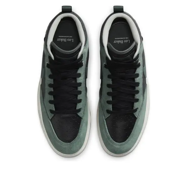 Nike React Leo Mid Top Sneakers - Vintage Green/black/anthracite