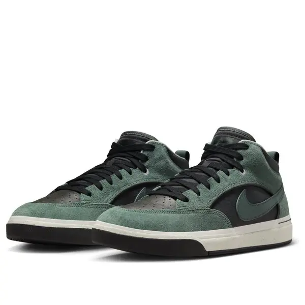 Nike React Leo Mid Top Sneakers - Vintage Green/black/anthracite
