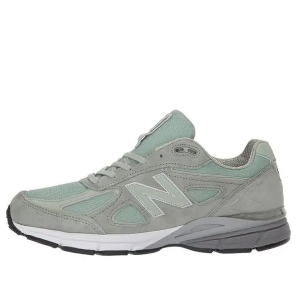 NEW BALANCE 990v4 Made In Usa Sneakers - Grey/green