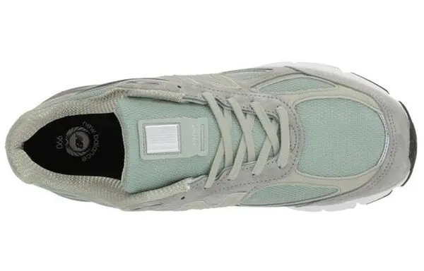 NEW BALANCE 990v4 Made In Usa Sneakers - Grey/green
