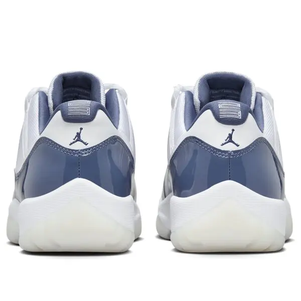 JORDAN Air Retro Low - White/midnight Navy/diffused Blue