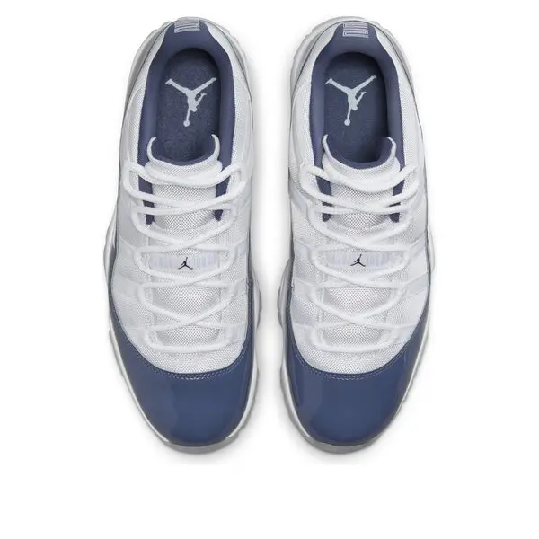 JORDAN Air Retro Low - White/midnight Navy/diffused Blue