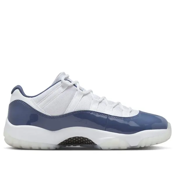 JORDAN Air Retro Low - White/midnight Navy/diffused Blue