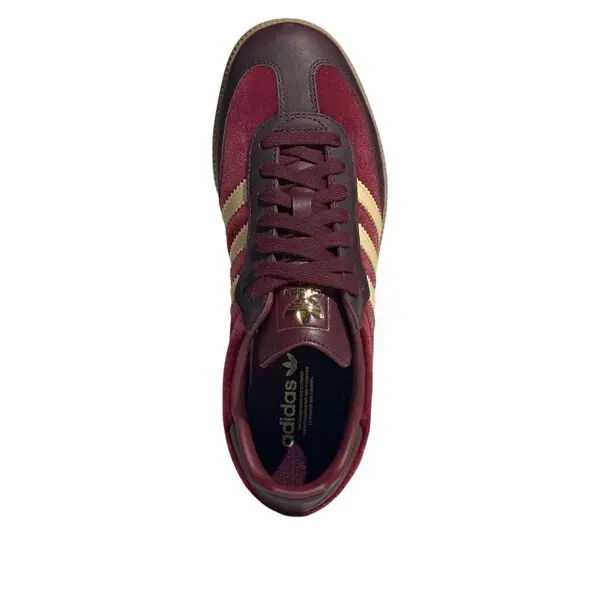 Adidas Samba 'shadow Red Velvet' Sneakers - Shadow Red/maroon/gum