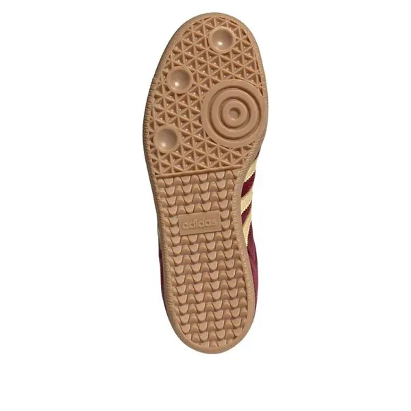 Adidas Samba 'shadow Red Velvet' Sneakers - Shadow Red/maroon/gum