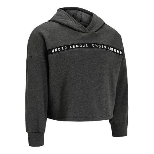 Under Armour Taped Logo Hoodie - Black