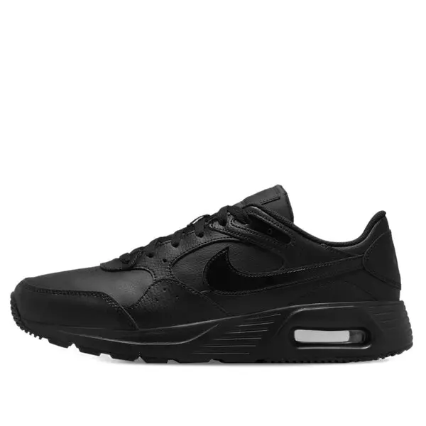 Nike Max Sc Leather Sneakers - Black
