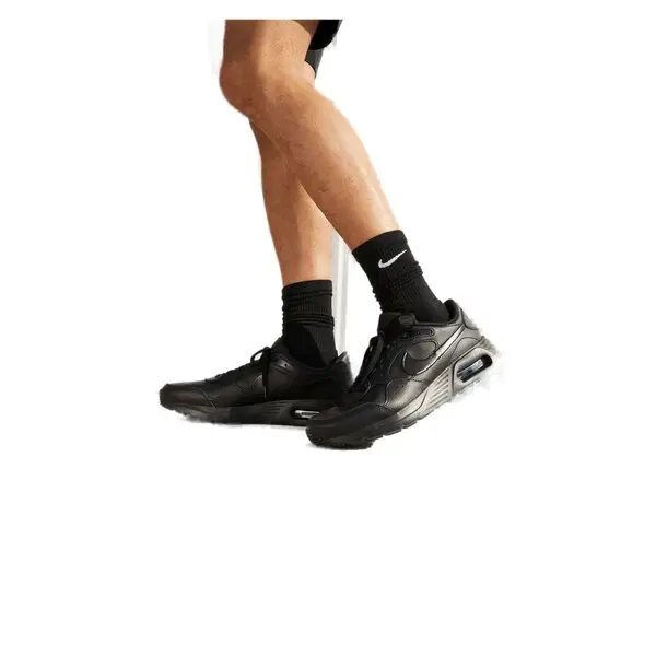 Nike Max Sc Leather Sneakers - Black
