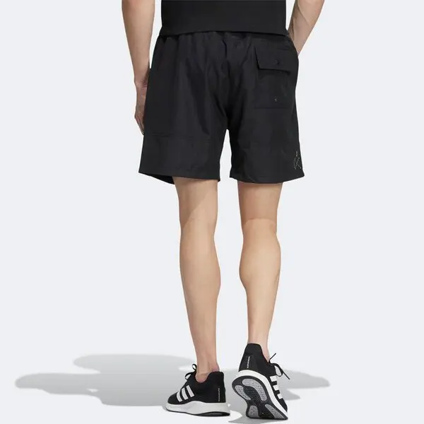 Adidas Solid Color Logo Printing Sports Shorts