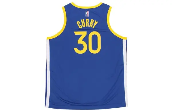 Nike X Nba Golden State Warriors Stephen Curry 30 Jersey - Blue/gold