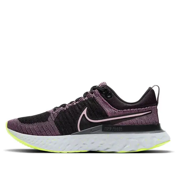 Nike React Infinity Run Flyknit 2 Athletic Sneakers - Purple/grey