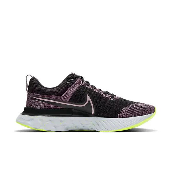 Nike React Infinity Run Flyknit 2 Athletic Sneakers - Purple/grey