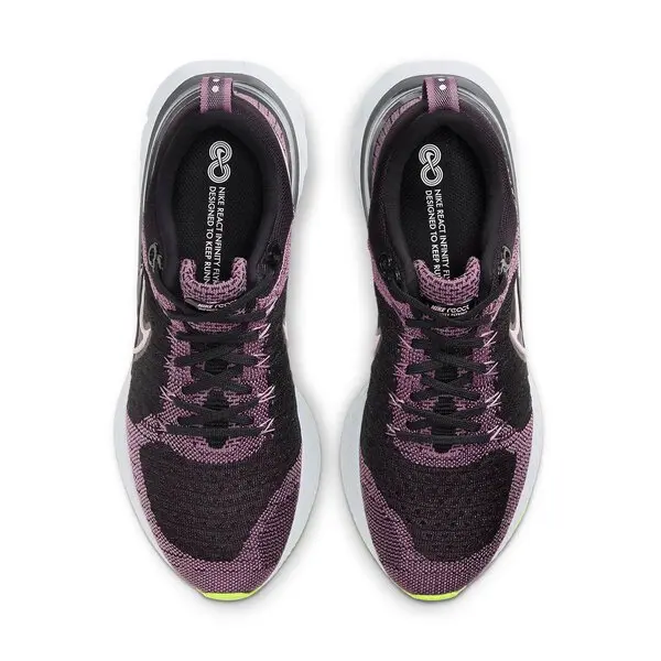 Nike React Infinity Run Flyknit 2 Athletic Sneakers - Purple/grey