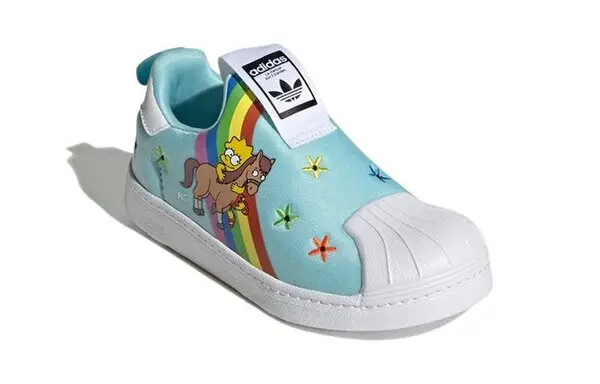 Adidas Superstar 360 X The Simpsons 'lisa And Her Pony' Slip-on Sneakers