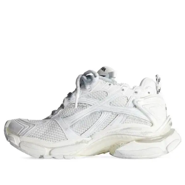 Balenciaga Cargo Sneakers In Light Microfiber And Mesh - Beige