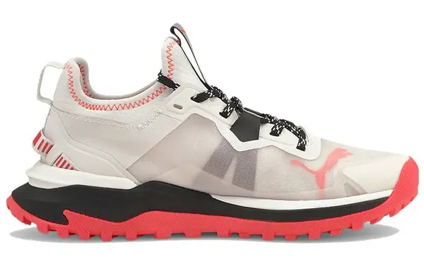 PUMA Voyage Nitro 'nimbus Cloud Sunblaze' Sneakers - Black/white/red