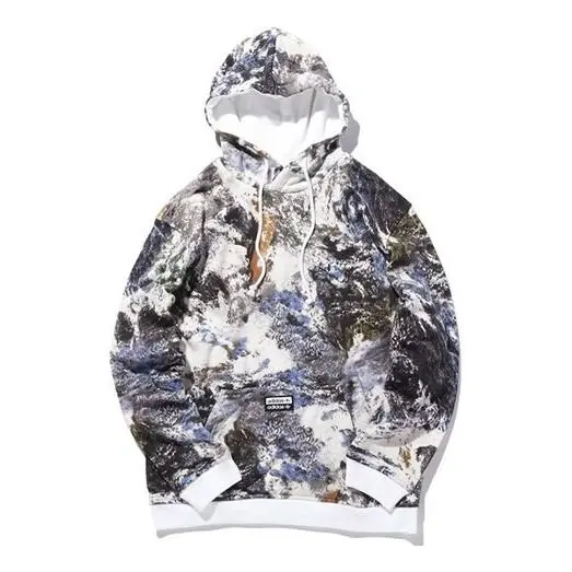 Adidas Originals D Grp Hoody Earth Printing Sports - Multi-color