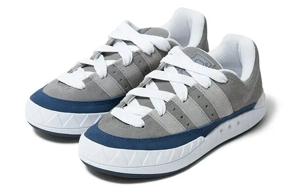 Adidas Human Made X Adimatic Low Top Sneakers - Gray/blue