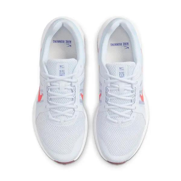 Nike Run Swift 2 Athletic Sneakers - Grey/red/light Blue