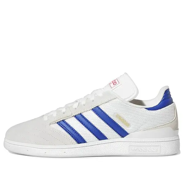 Adidas Busenitz Skate Shoes - White/blue