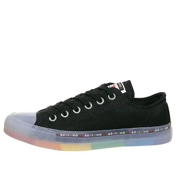 CONVERSE Chuck Taylor All Star Low Top Rainbow Sneakers - Black