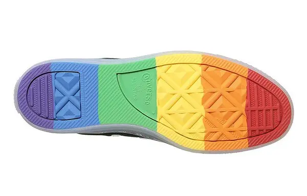 CONVERSE Chuck Taylor All Star Low Top Rainbow Sneakers - Black
