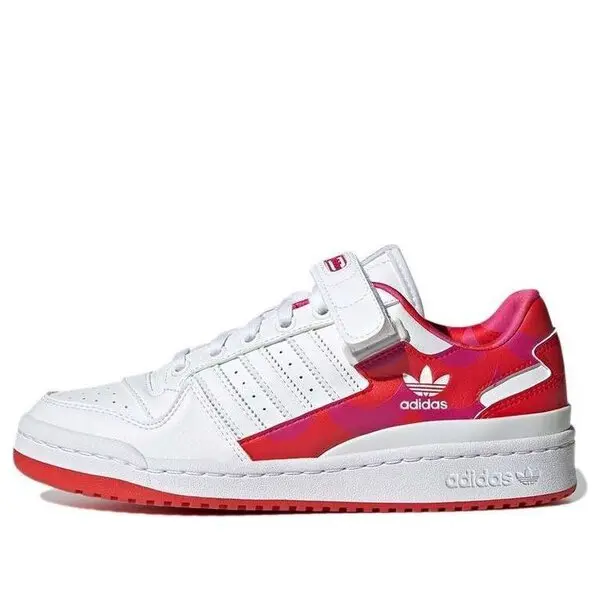 Adidas Marimekko X Forum Low 'laine Wave' Sneakers - White/red