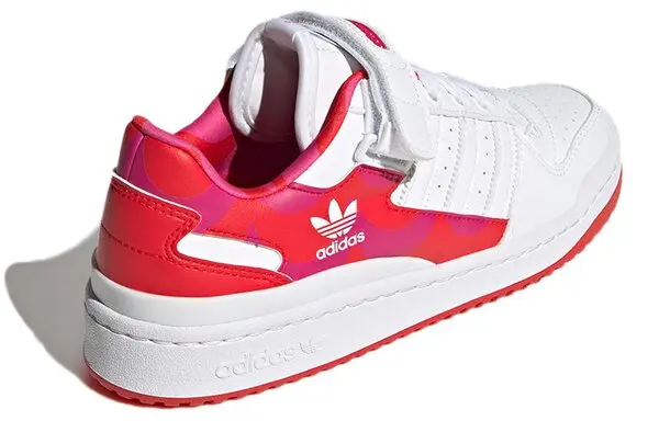 Adidas Marimekko X Forum Low 'laine Wave' Sneakers - White/red