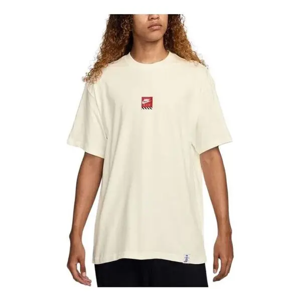 Nike As U Nsw Tee M90 Oc Sole Food T-shirt Asia Sizing - Beige