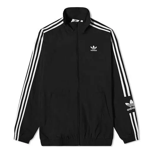 Adidas Originals Striped Track Jacket - Black