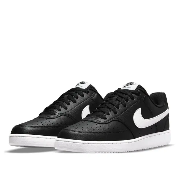 Nike Court Vision Low Next Nature Sneakers - Black/white