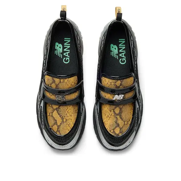 NEW BALANCE X Ganni 1906l Loafers - Black/fall Leaf/silver Metallic