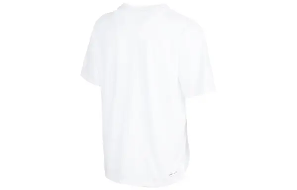 JORDAN Ss22 Logo Printing Sports Round Neck Short Sleeve White - Default Color
