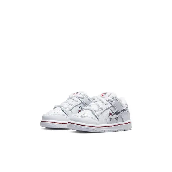 Nike X Oski Sb Dunk Low "great White Shark