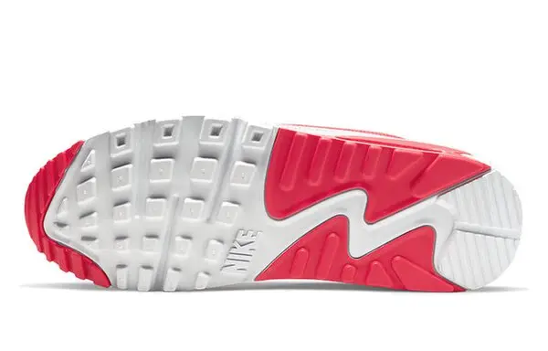 Nike X Undefeated Air Max 90 Sneakers - White/solar Red