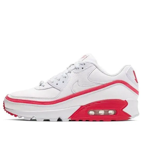 Nike X Undefeated Air Max 90 Sneakers - White/solar Red