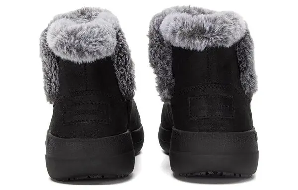 Sketchers Ankle Boots With Faux Fur Trim