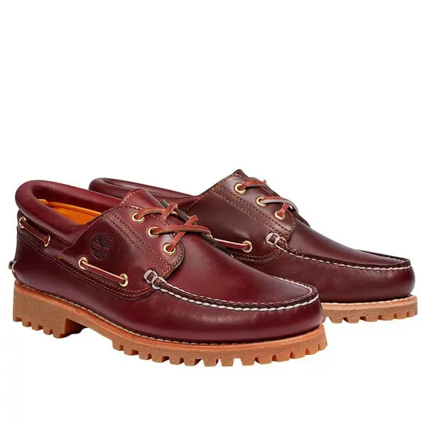 Timberland Authentic 3-eye Boat Shoes - Burgundy