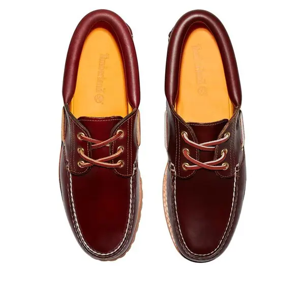 Timberland Authentic 3-eye Boat Shoes - Burgundy