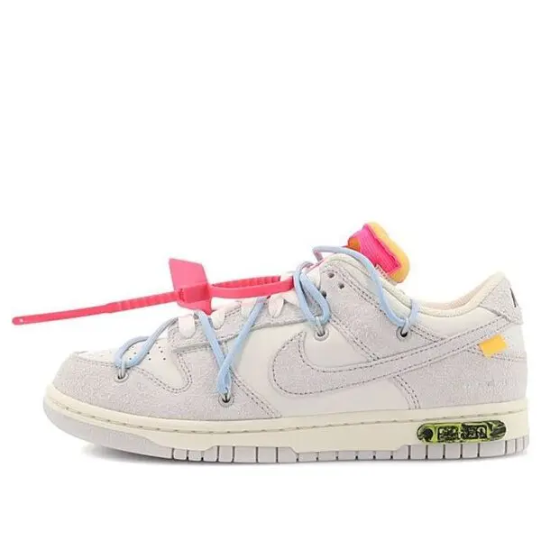 Nike Off-white X Dunk Low "the 50" Lot 38/50 - Gray/white