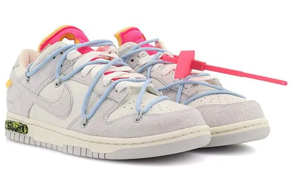 Nike Off-white X Dunk Low "the 50" Lot 38/50 - Gray/white