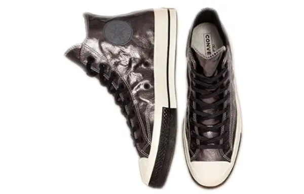 CONVERSE Chuck 1970s Flight School Leather High Top Sneakers - Black