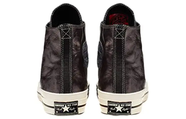 CONVERSE Chuck 1970s Flight School Leather High Top Sneakers - Black