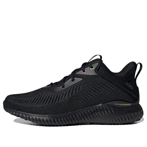 Adidas Alphabounce Ek Low Top Sneakers - Black